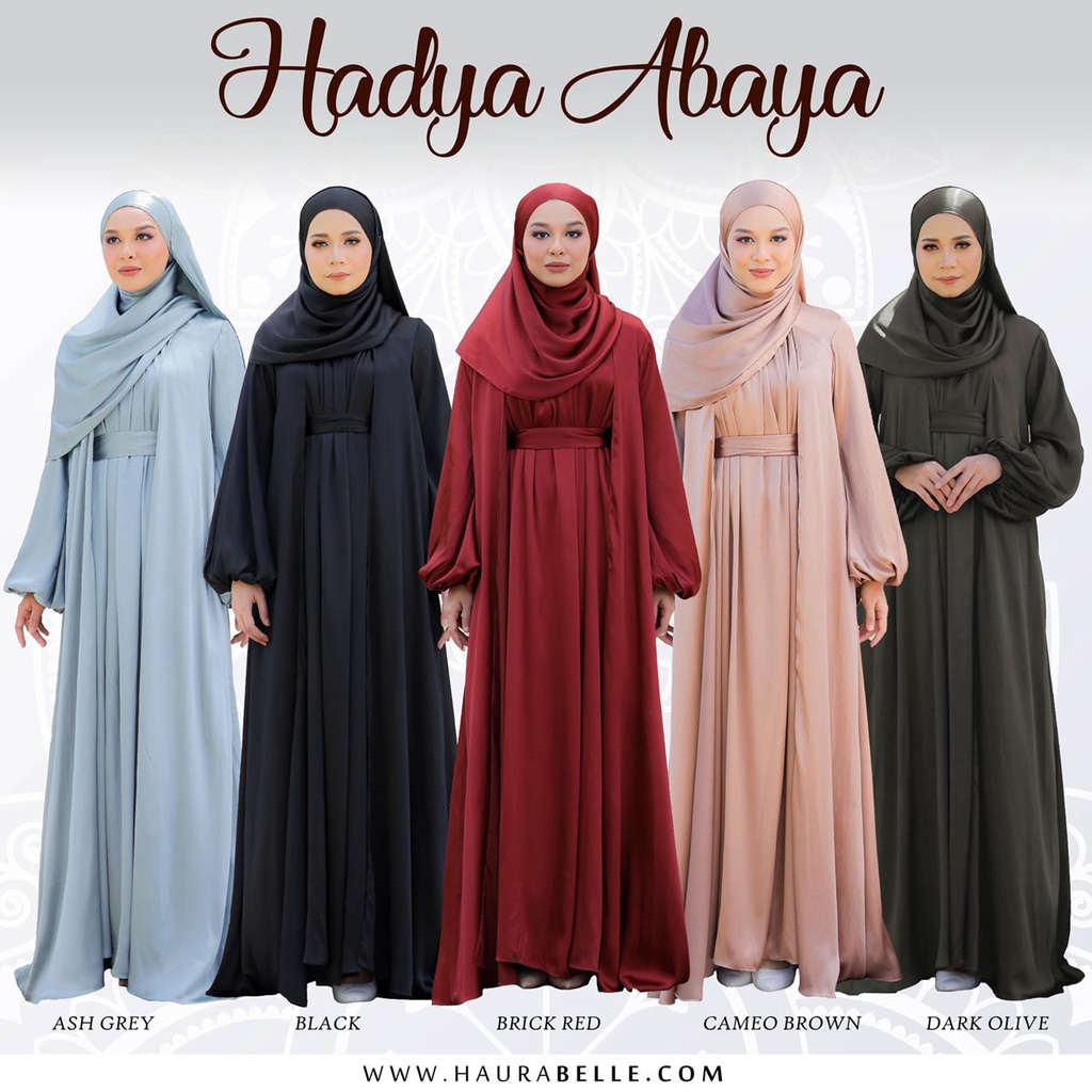 [ Ready Stock ] Hadya Abaya by Haurabelle | Shopee Malaysia