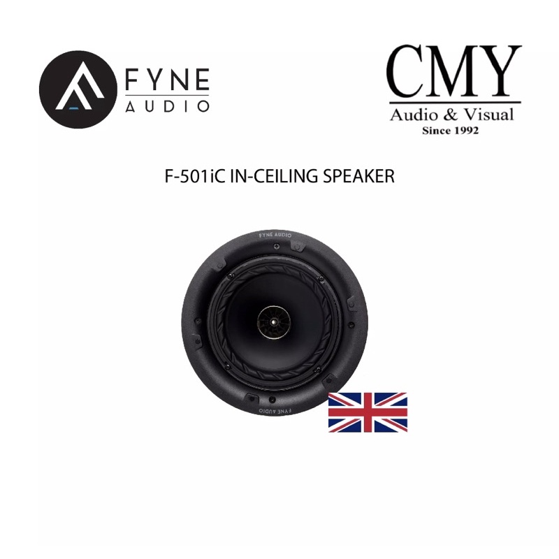 Fyne Audio FA501 iC 6″ IsoFlare In-Ceiling Speaker (Per Piece) | Shopee ...