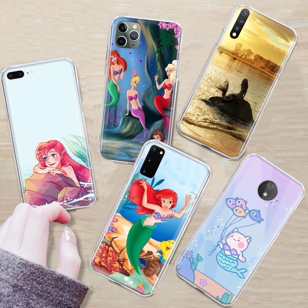 208RR Ariel Little Mermaid snow Case Compatible for Motorola Moto Z2 G9 ...