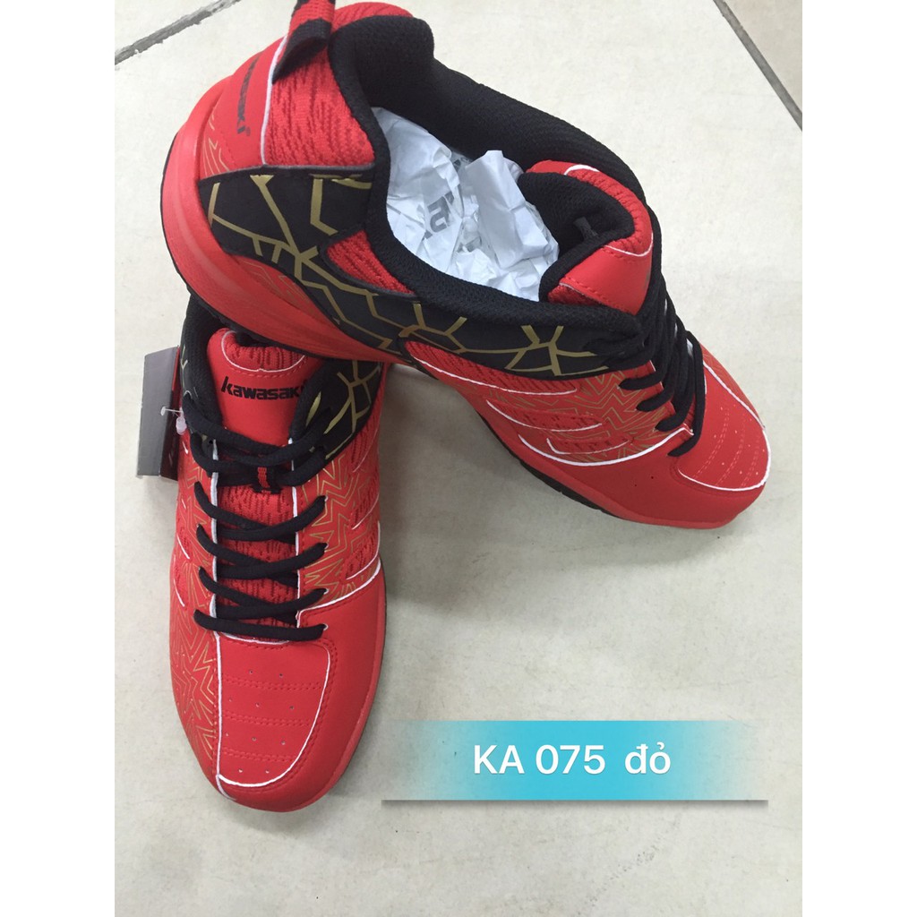 Badminton Shoes, Kawasaki K075 Red Volleyball Shoes (Genuine) | Shopee Malaysia