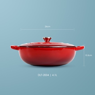 Delighto Cast Iron Mommy Pot (26CM | 4.1L) Soup Pot DLT-2004 | Shopee ...