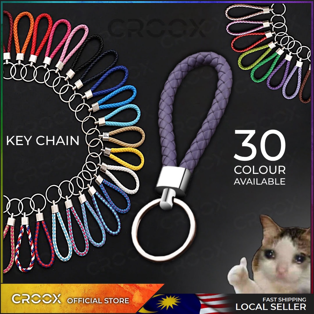 𝗥𝗘𝗔𝗗𝗬 𝗦𝗧𝗢𝗖𝗞 🇲🇾 Keychain Nylon Braided Rope Keyring Souvenir Gift Key ...