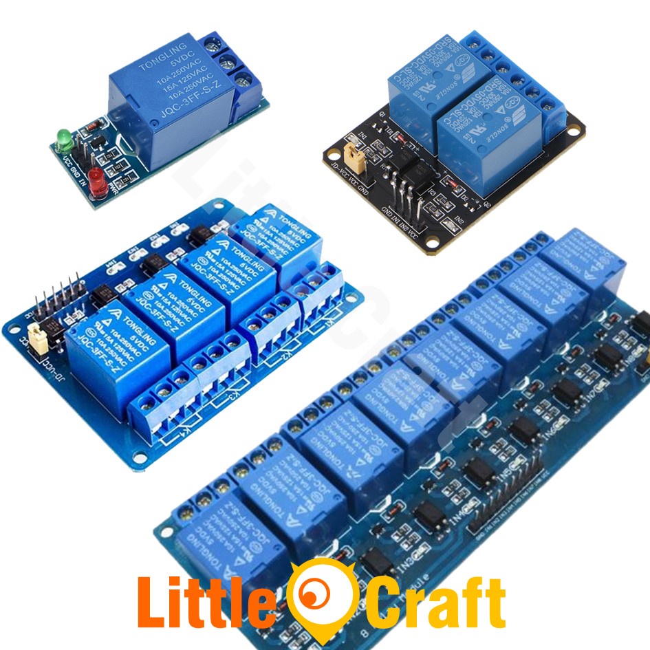 5V Isolated Relay Module With Low High Level Trigger 1 Channel 2 Channel 4 Channel 8 Channel For ...