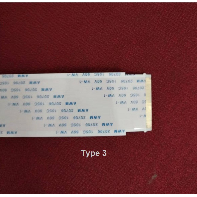 Various Types of One Side 51pins FFC Flex Cable Single Connector 51P for HD LCD TV Screen ...