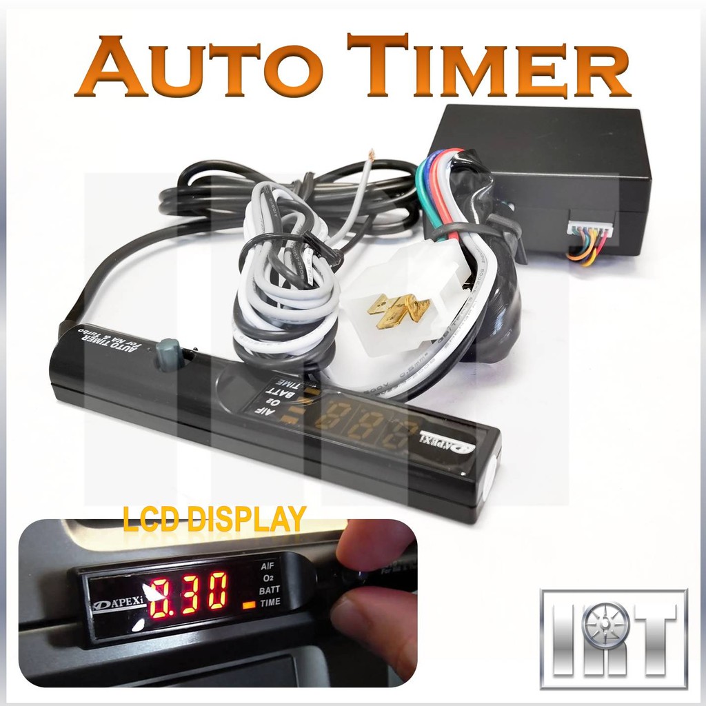Auto Timer Apexi NA Turbo Display A/F Sensor Voltage Battery RICH LEAN 2 Led OEM Meter ...