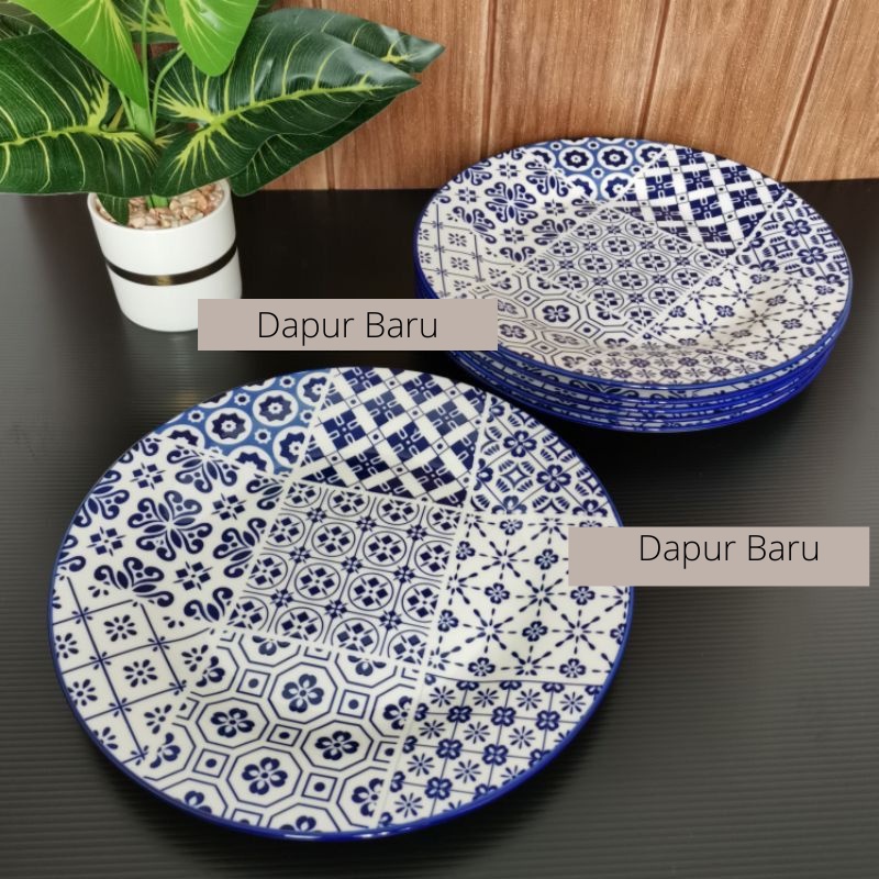 1 Pcs 26.5cm Porcelain Dinner Plate pinggan makan | Shopee Malaysia