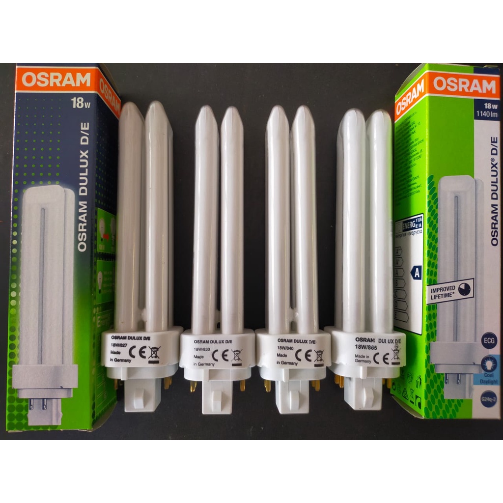 Osram Dulux D/E Plus 18W/865/840/830/827 4PIN Bulb | Shopee Malaysia