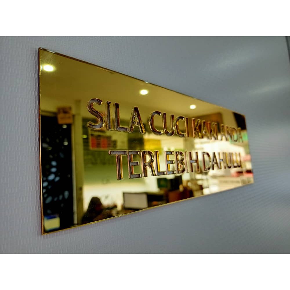 SIGNAGE HOUSE / LABEL ALAMAT RUMAH / ACRYLIC BLACK NUMBERING | Shopee ...