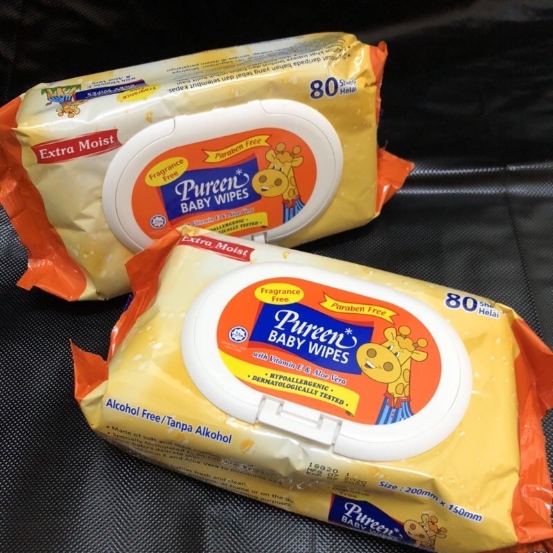 PUREEN BABY WET TISSUE 湿纸巾 80sheet (SINGLE PACK) | Shopee Malaysia