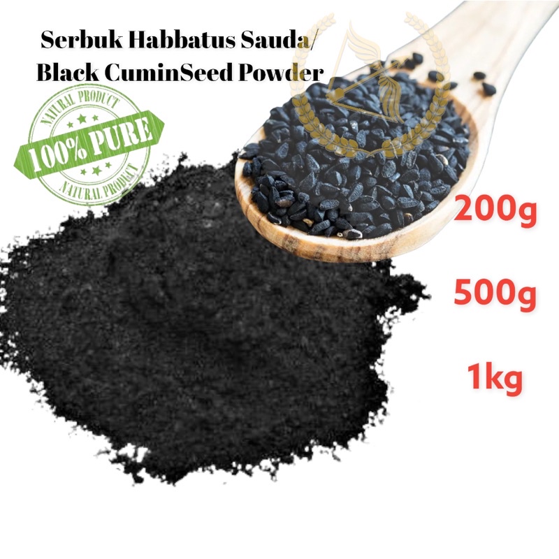 100% Pure Serbuk Jintan Hitam /Jintan Jitam/ Habbatus Sauda / Black ...