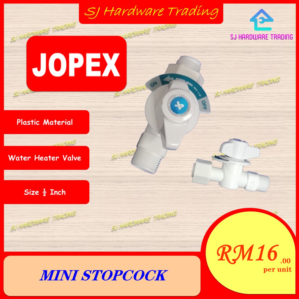 Jopex Mini Stopcock (For Water Heater) | Shopee Malaysia