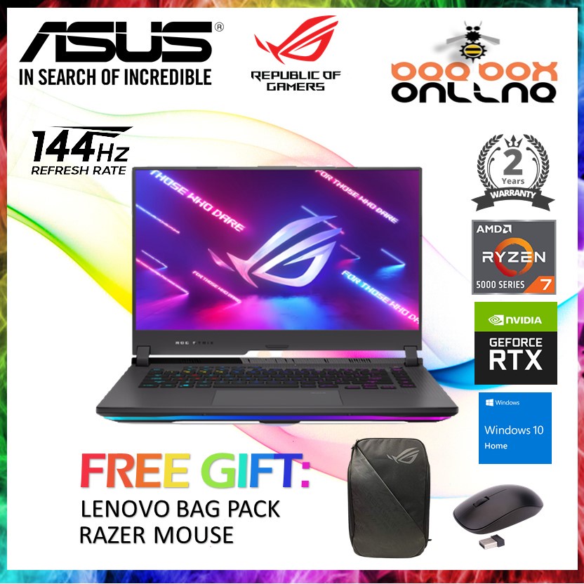 Asus ROG Strix G513Q-CHN020T 15.6" 144Hz IPS FHD Gaming Laptop Ryzen7 ...