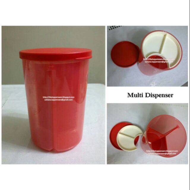 Tupperware Multi dispenser Tupperware (1pc) | Shopee Malaysia