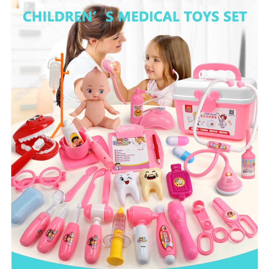 Children Doctor Toy Set Doctor Pretend Play Multi-piece Play House Toys ...