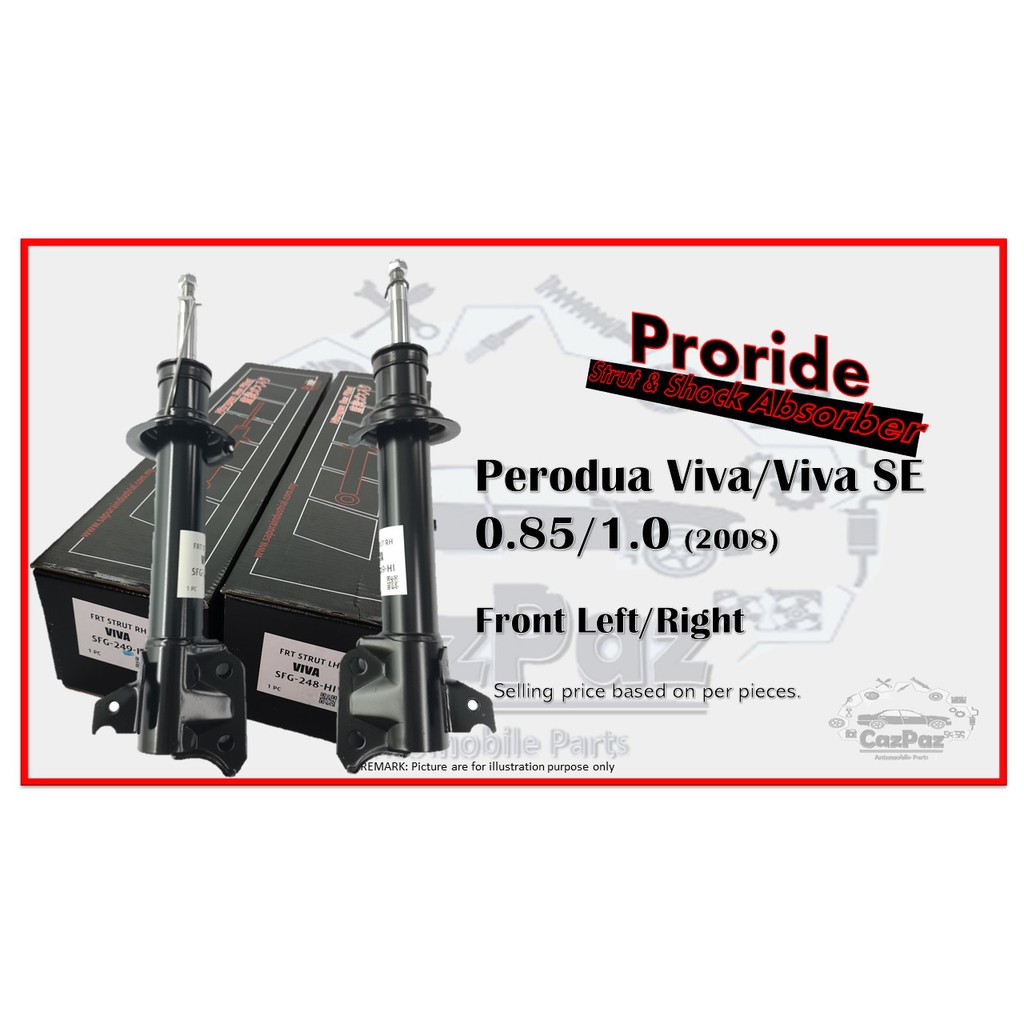 Perodua Viva 850/1.0 (2008) Proride Absorber | Shopee Malaysia