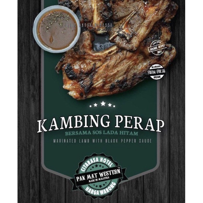 Kambing Perap, Daging Lembu Perap Dan Ayam Grill 100% Original Pak Mat ...