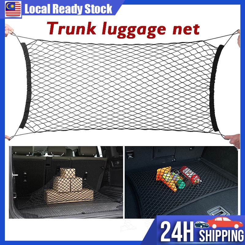 【Ready Stock】Car Trunk Net Cargo Luggage Net Strong Elastic Net Nylon ...