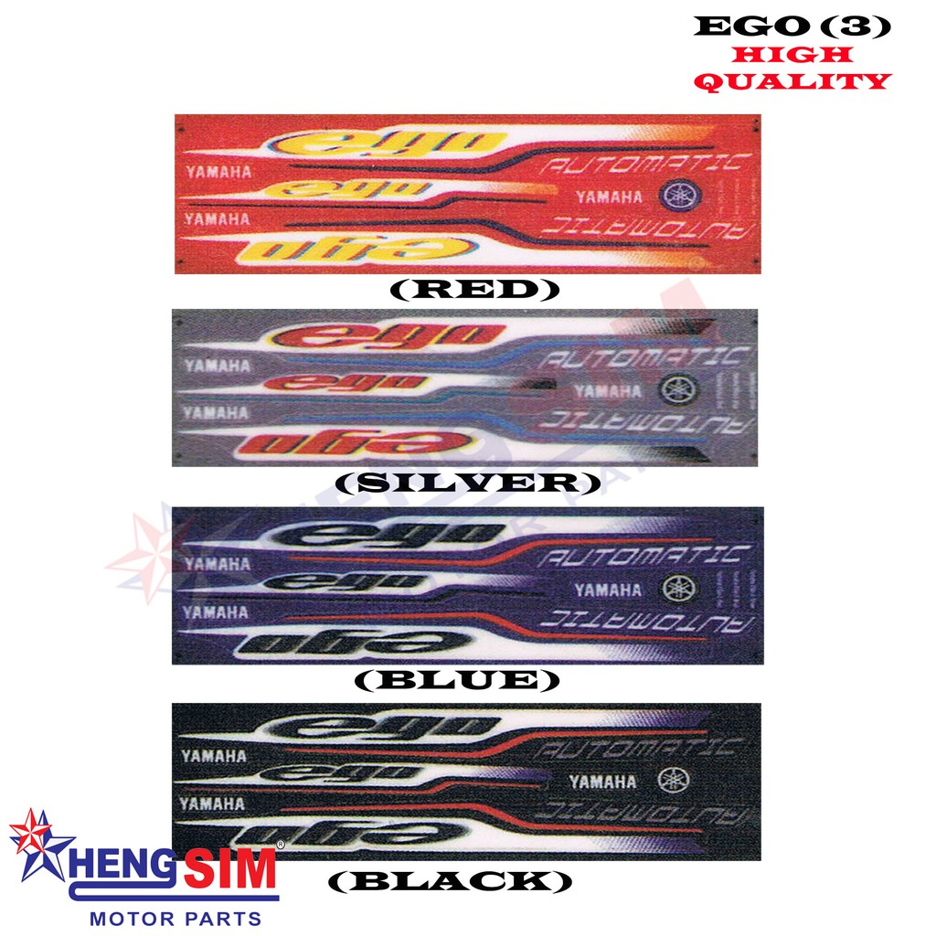 EGO (3) STICKER BODY STRIPE YAMAHA | Shopee Malaysia