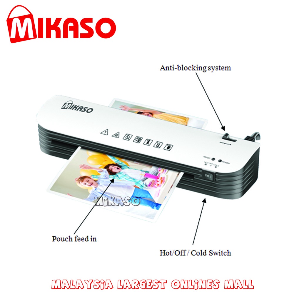 [Up to 60-month warranty] MIKASO A3/A4 Photo Laminator Laminating ...