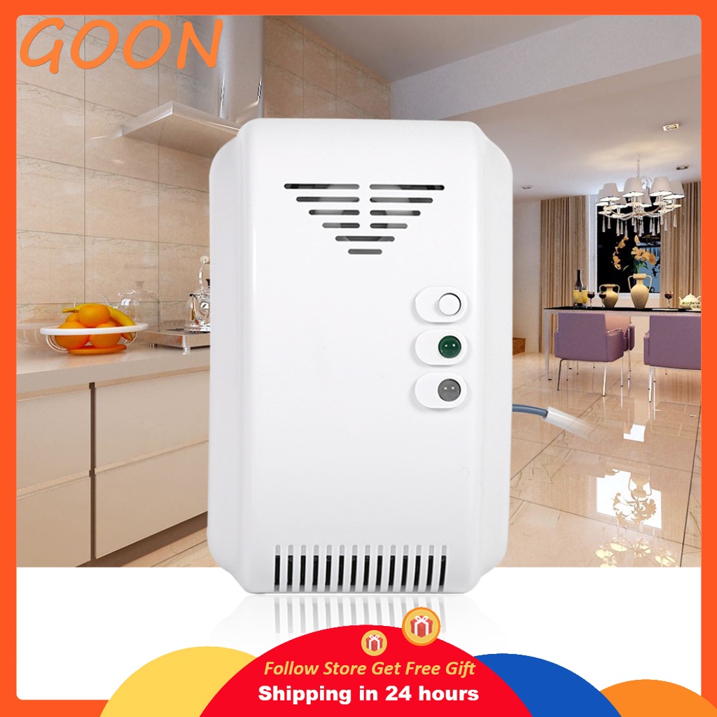 Goon 1Pc Digital Gas Leak Detector Sensor Alarm Propane Butane LPG ...