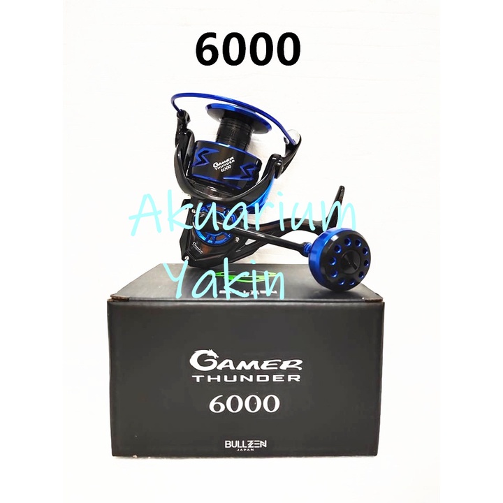 4077 BULLZEN GAMER THUNDER SALTWATER SW SPINNING REEL 1000 2000 3000 ...
