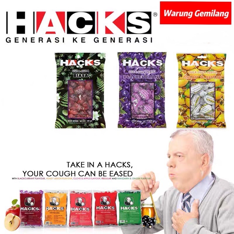 [READY STOCK]Hacks sweets gula gula kesedaran bergaran tekak 100% ...