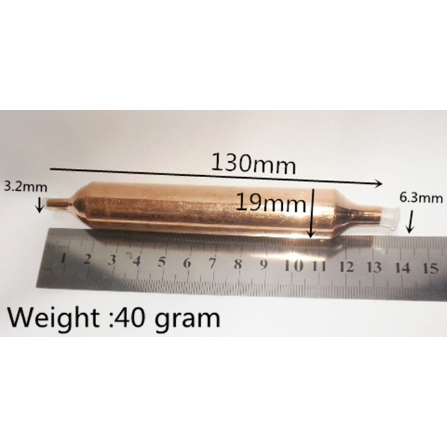 Fridge Universal Copper Filter Drier 130*19mm/ Refrigerator/ Freezer ...