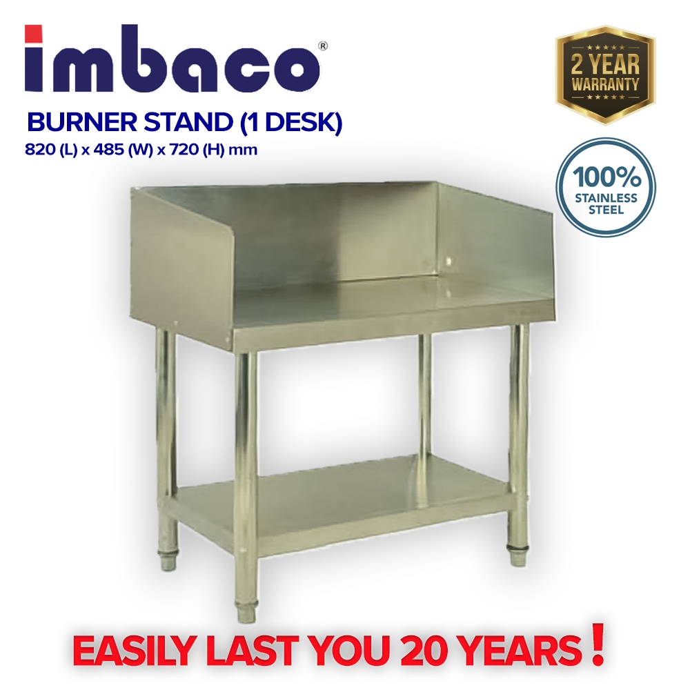 Imbaco Burner Stand 2 Desk | Stainless Steel Burner Stand | Kitchen ...