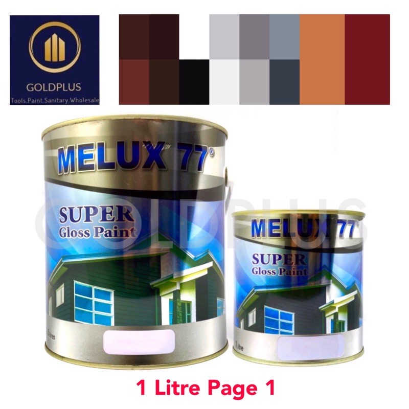 💥 1Lt SANCora Melux77 Super Gloss Paint Wood & Metal Melux Page 1 💥 | Shopee Malaysia