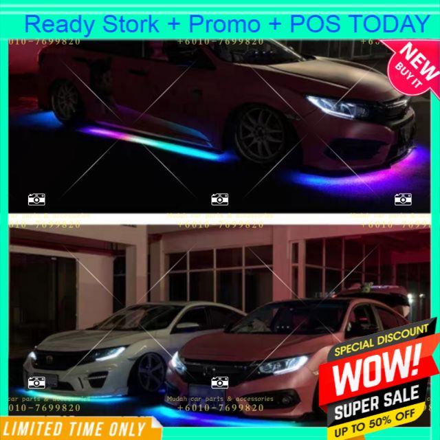 Ready Stork！！BODY KIT LIGHT LED APP BLUETOOTH MUSIC TIMER RGB COLOUR ...