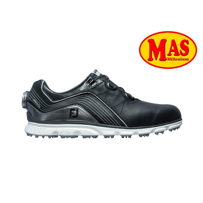 Footjoy Pro/SL BOA Golf Shoe - Black/Silver #53275 | Shopee Malaysia