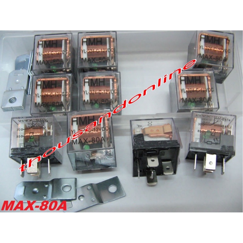 HMH 12V 87A 5 PIN 80A RELAY WITH LED (1 PCS) | Shopee Malaysia
