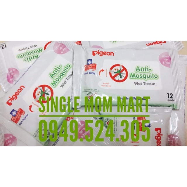 [PIGEON] Anti-mosquito bite wet wipes (Japanese hand-carried goods ...