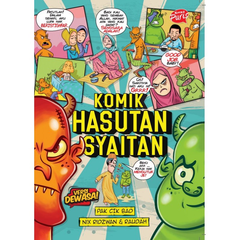 KOMIK HASUTAN SYAITAN By Pak Cik Bad / Nix Ridzwan / Raudah | Shopee ...