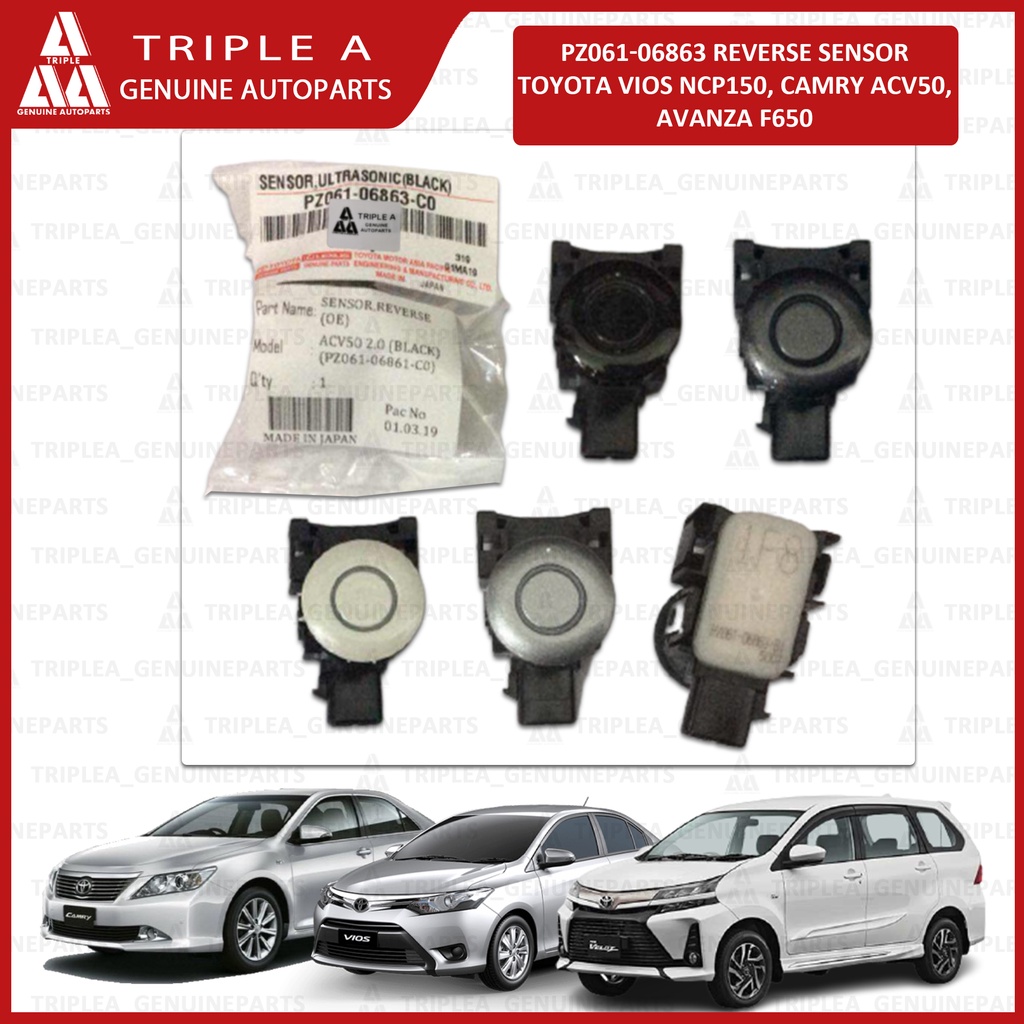 Reverse Sensor Toyota Vios NCP150 Camry ACV50 Avanza F650 INNOVA GUN142 ...