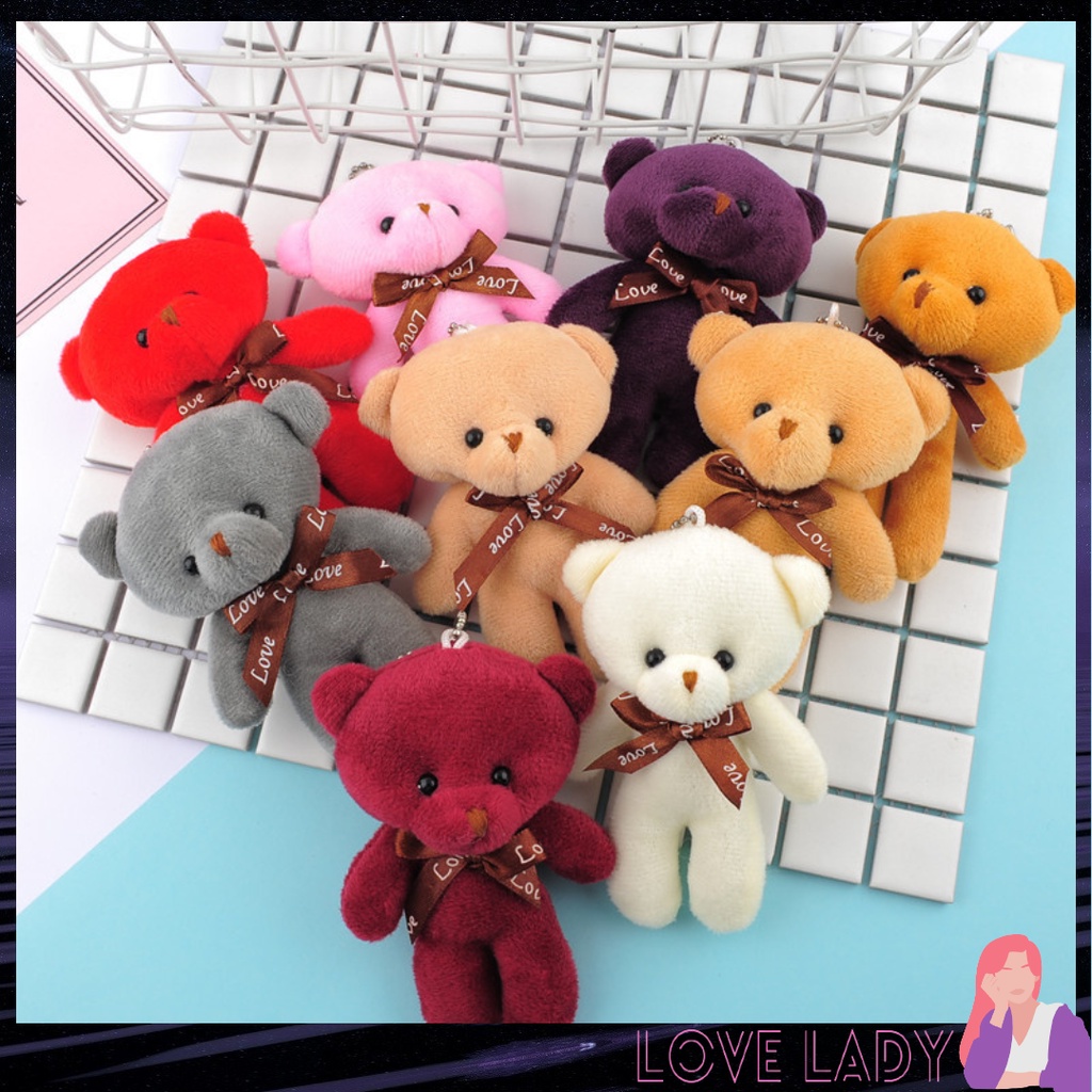 Toy Mini Bear Cute Small Size Bear Doll 12CM Suitable for Bouquet Gift ...
