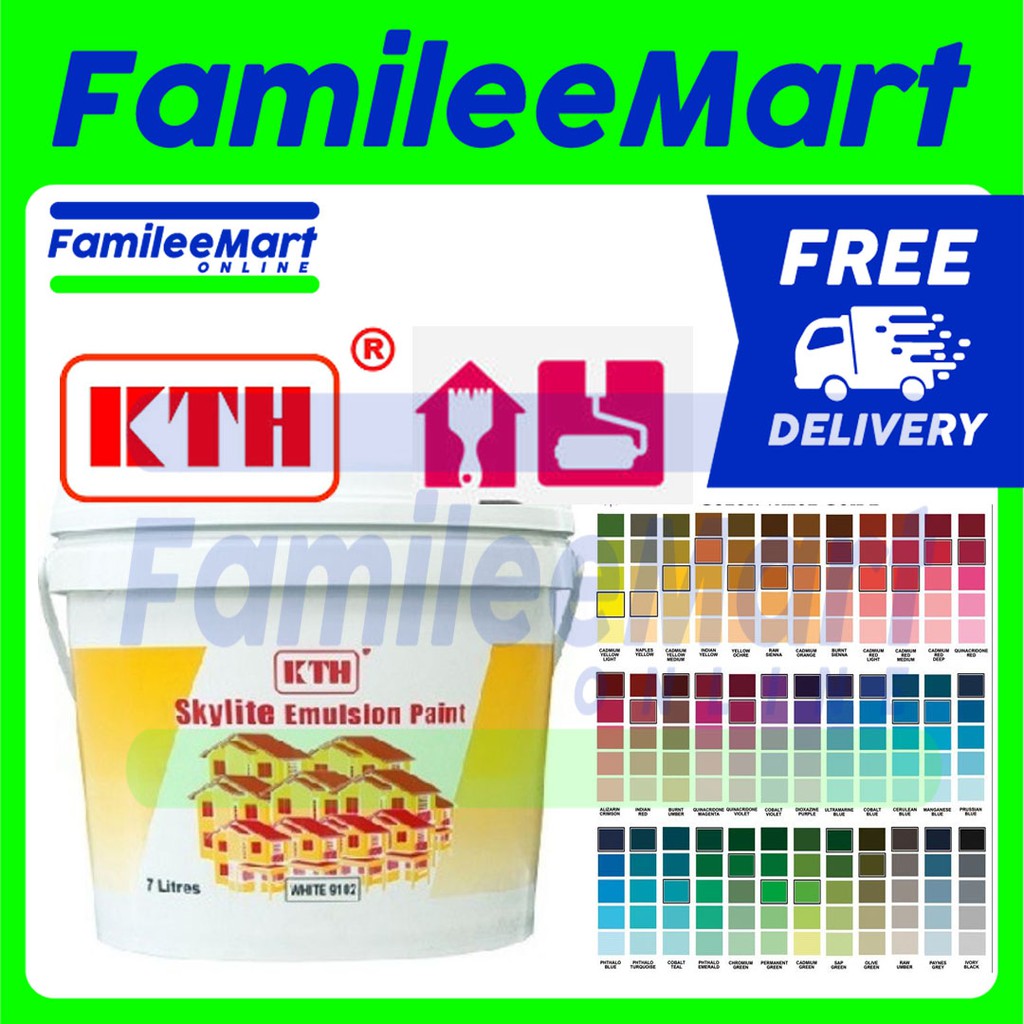7LITER KTH SKYLITE EMULSION PAINT UNDERCOAT MAXILITE WATER PAINT ...