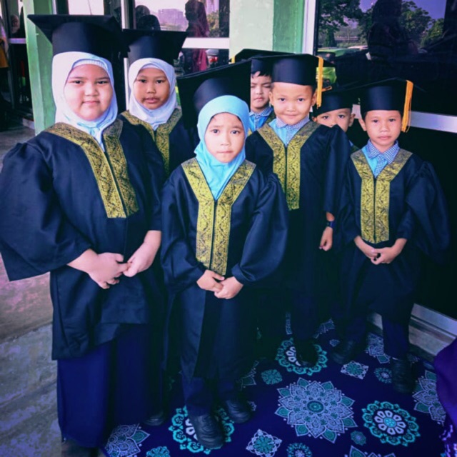 Jubah Konvo Jubah Graduasi Mortar Board Pra Sekolah Shopee Malaysia