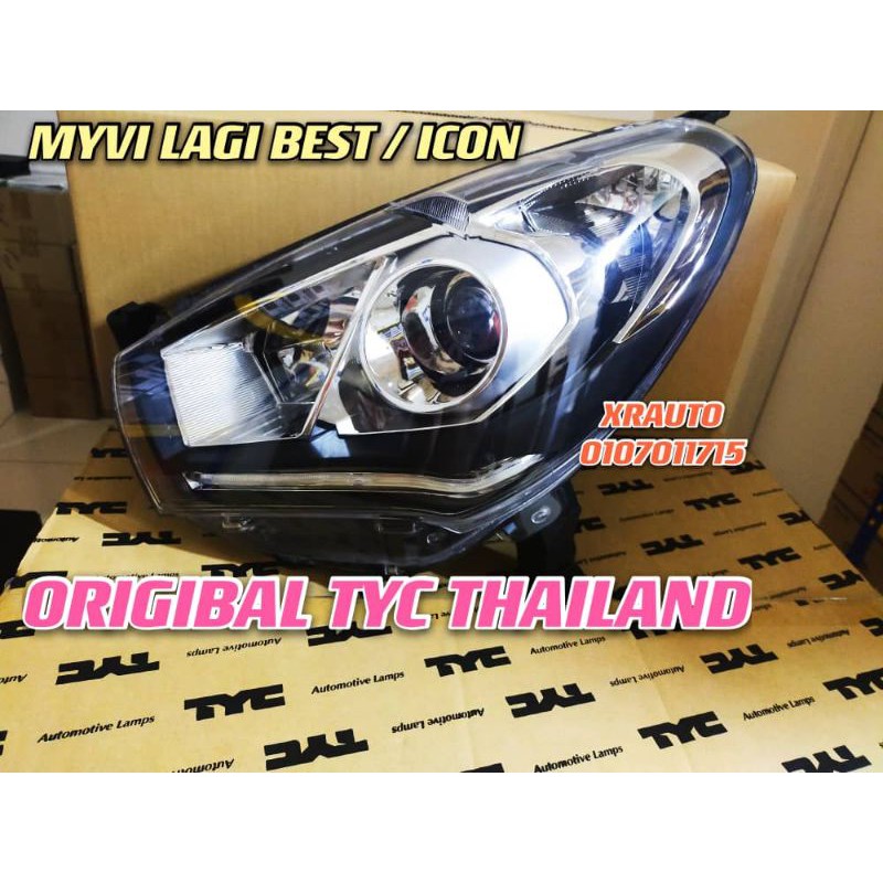 MYVI ICON SE 1.5 PROJECTOR DAYLIGHT HEADLAMP (ORIGINAL TYC/HK) | Shopee ...