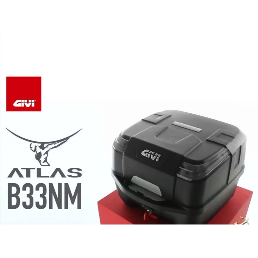 2024} GIVI BOX B33 B33NM B33N2M BLACK REFLECTOR 33 LITER Y15 LC135 LC FI RSX RS150 Y16 JETX 150 ...