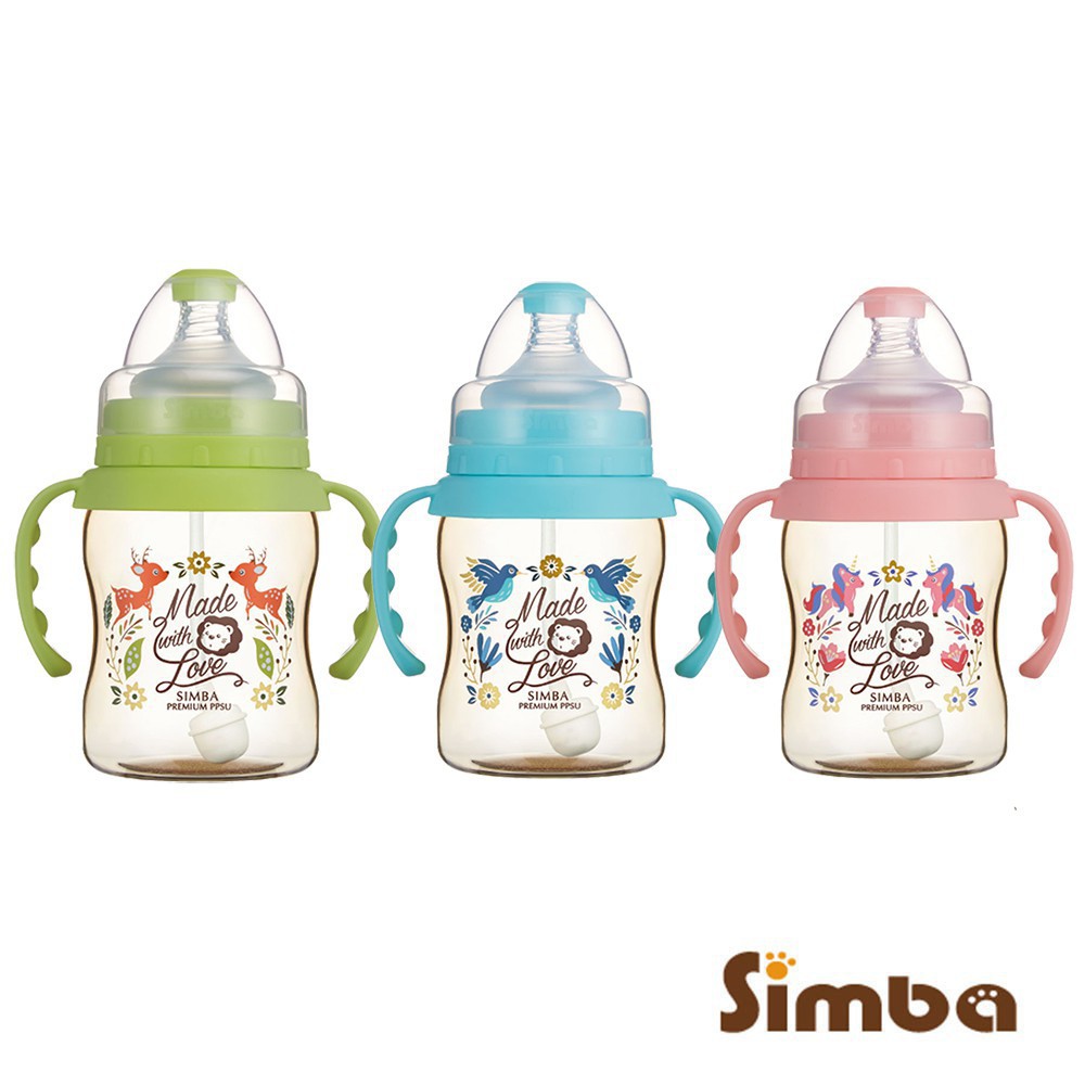 SIMBA Dorothy Wonderland PPSU Wide Neck Calabash Handle Feeding Bottle (200ml) | Shopee Malaysia