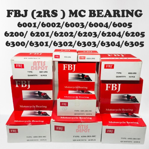 FBJ ( 2RS MC ) 6001 6002 6003 6004 6005 / 6200 6201 6202 6203 6204 6205 ...