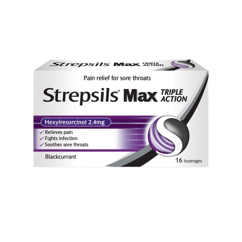 STREPSILS Sore Throat Lozenges Max/Max Plus/Max Pro (16's) / Max Pro ...