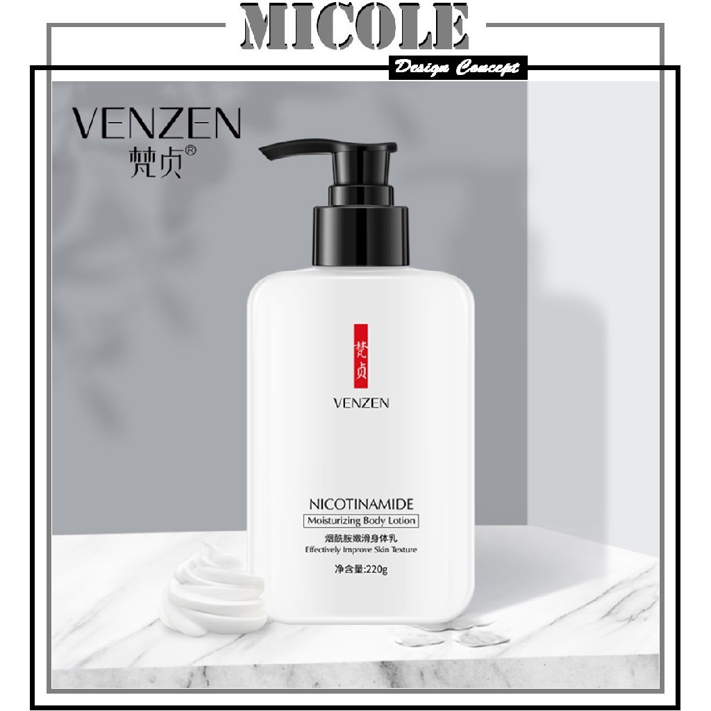 MICOLE 151BL VENZEN Nicotinamide Moisturizing Body Lotion Improve Skin ...