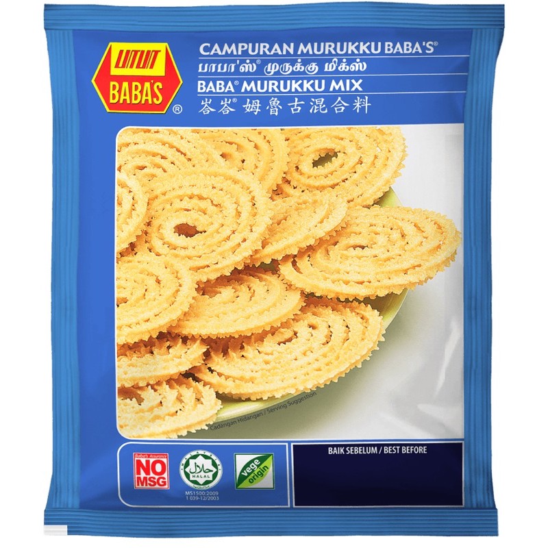 Baba’s tepung murukku/baba’s murukku mix 500g muruku | Shopee Malaysia