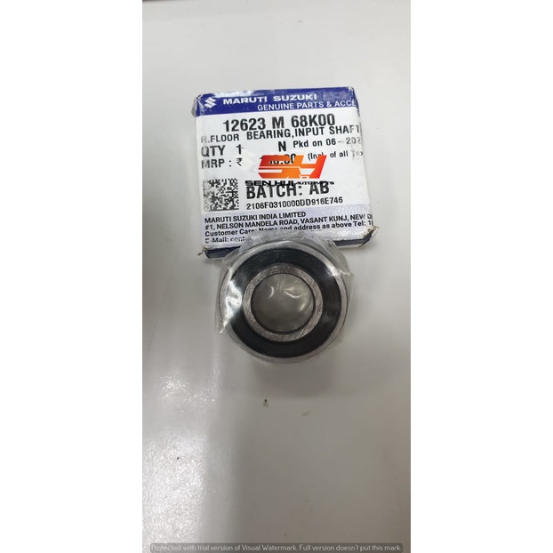 Suzuki Futura / Alto / Jimny / BEARING flywheel 12623M68K00 Genuine ...