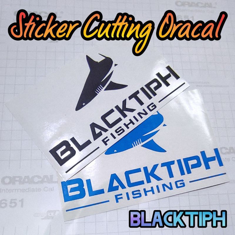 Sticker Fishing Rod Cutting BlacktipH Shimano Sea Floor Control | Shopee Malaysia