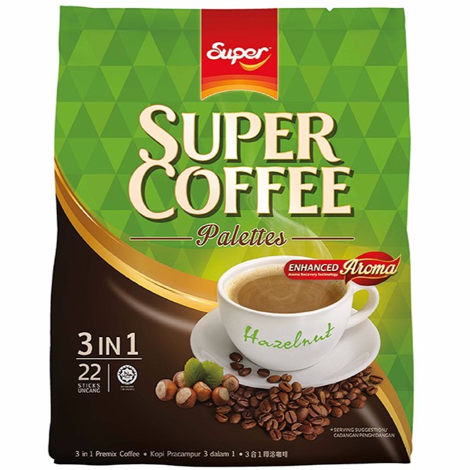 SUPER COFFEE 3 in 1 - Hazelnut (Bundle Pack) | Shopee Malaysia