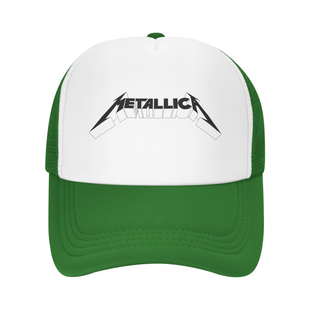 Metallica (1) Adult Grid Net Hat Trucker Men's Women's Flat Brim ...