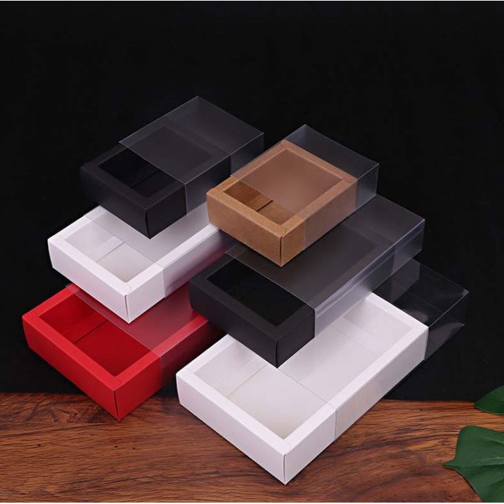 Drawer box Transparent cover Gift box Bouquets box Storage box Small ...